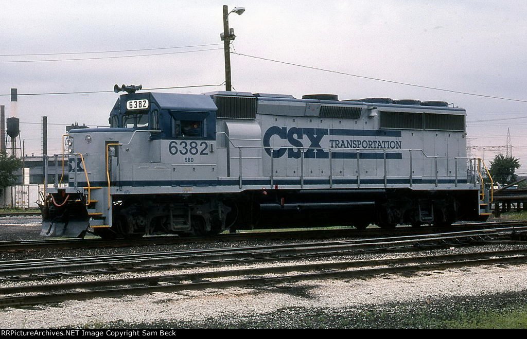 CSX 6382--New Paint